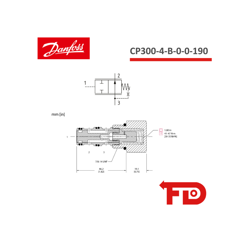 Danfoss - 132809-logic-element - Flodraulic GmbH